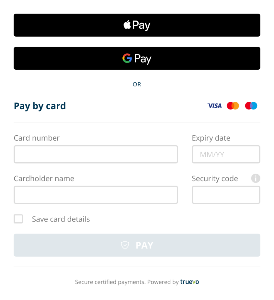 Light Classic Theme Styling Capabilities | Truevo Developer Documentation