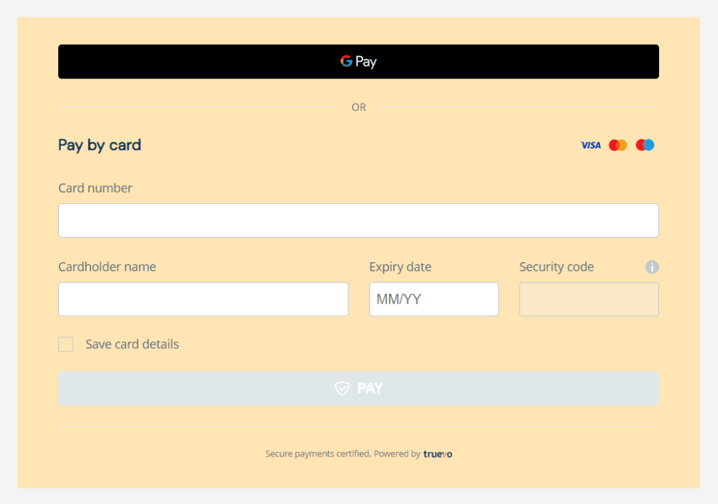 Light Expanded Theme Styling Capabilities | Truevo Developer Documentation